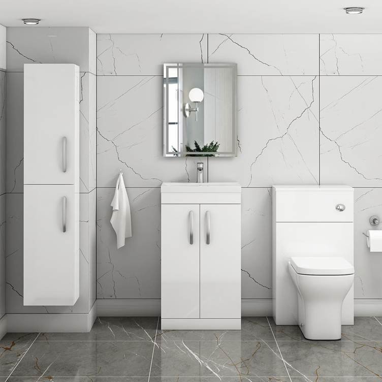 How to Organise Small Bathroom Furniture - Lellalee